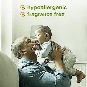 Baby Dove Baby Wipes for Sensitive Skin with 100% Plant-Based Fibers Hypoallergenic 63 Wipes 12 Pack