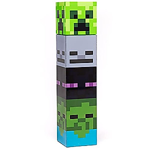 Minecraft Water Bottle GREEN OR RED Kids Mobs Torch Sports Travel Mug Flask 650ML