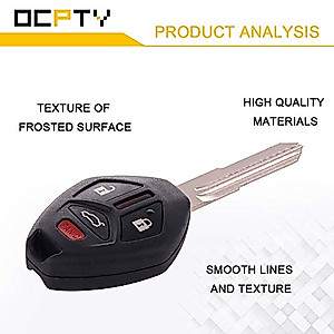 OCPTY 1X Flip Key Entry Remote Control Entry Remote Key Fob Transponder Ignition Key for 07 08 09 10 11 12 for Mitsubishi Eclipse Galant OUCG8D620MA OUCG8D-620M-A 850G-G8D620MA