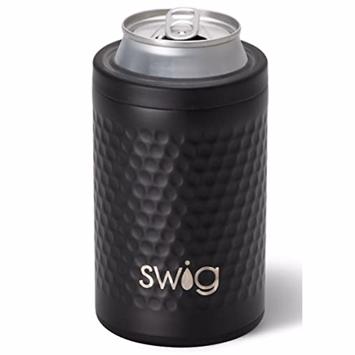 Swig Life Standard Can + Bottle Cooler, Stainless Steel, Dishwasher Safe, Triple Insulated Can Sleeve for Standard Size 12oz Cans or Bottles (Blacksmith)