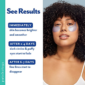 Patchology Restoring Eye Gel Patches with Retinol & Collagen - Under Eye Mask for Dark Circles, Puffy Eyes, & Wrinkles - Anti-Aging Overnight Eye Pads Set to Brighten Skin Care for Eye Bags (5 Pairs)