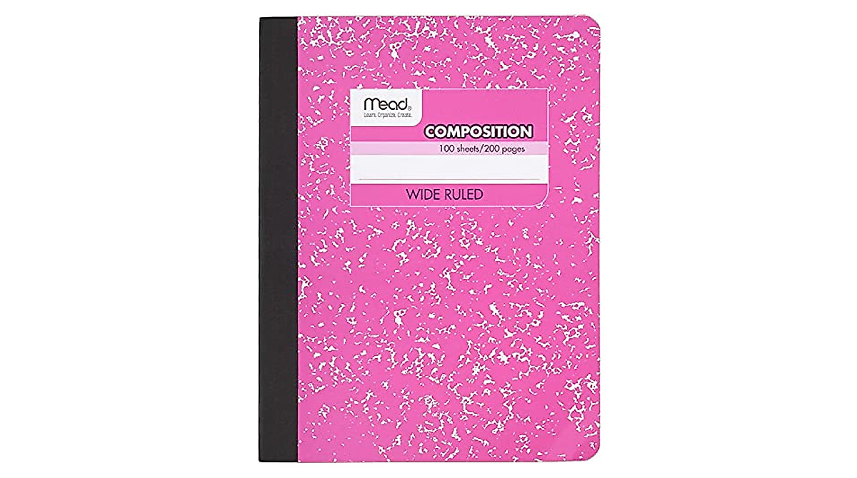 Mead Composition Book 6 Pack - Pastel Color Notebooks