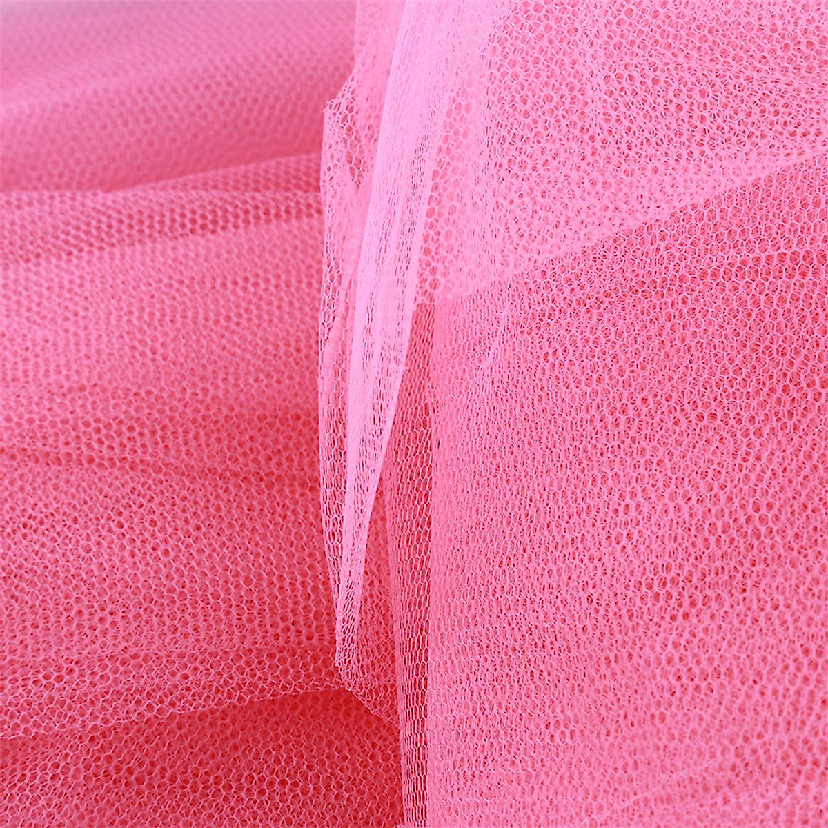 Winwinfly Mosquito Net 200 * 150 * 165cm Pink Mesh Mosquito Netting for Four-Poster Bed Rectangular Mosquito Net Protect Against Insects and Mosquitos