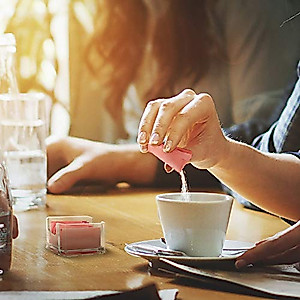 Sugar Packet Holder - Clear Plastic Storage Container for Kitchen - Commercial & Business Organization for Restaurants & Home, Coffee Bars, & Diners - Food and Beverage Accessories