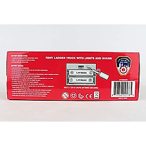 Daron FDNY Ladder Truck with Lights & Sounds 2019 New