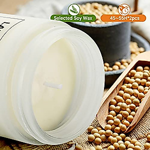 Candles for Home Scented, 4 Pack Lavender Scented Candles Gifts for Women 28 oz 200 Hour Long Lasting Natural Soy Candles, Aromatherapy Candle Set Stress Relief