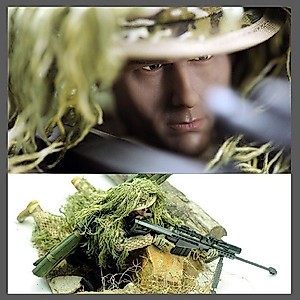 YEIBOBO ! Highly Detail Special Forces 12inch Action Figure SWAT Team (Sniper - All Terrain)