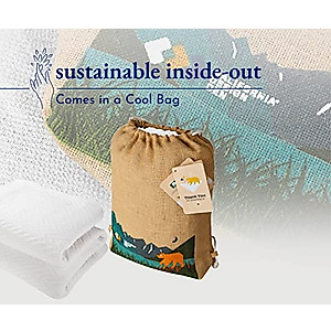 California Design Den 100% Cotton Blanket Queen Size/Full Size, Lightweight & Breathable Cotton Blanket, Herringbone Design, Soft Breathable Blanket for All Seasons (White)