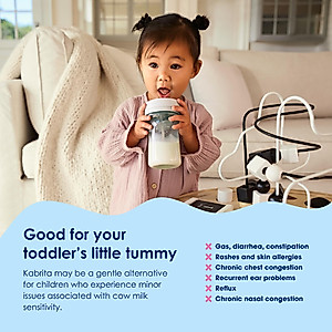 Kabrita Goat Milk Toddler Formula - Easy to Digest Baby Formula 12-24 Months - Contains Vitamin C, D, Iron, DHA, Non-GMO - Gentle on Sensitive Tummies - Formula Supporting Gut Health & Sleep - 14Oz (Pack of 12)