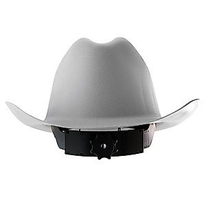 Jackson Western Hard Hat, White, Wide brim (138-19500)