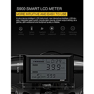 Bezior X PLUS Electric Bike for Adults, Foldable 26"x4.0 Fat Tire Electric Bicycle, 1500w Motor 48V 17.5Ah Removable Lithium Battery, Up to 25 MPH, Shimano 27-Speed Gear and Dual Shock Absorber Ebikes