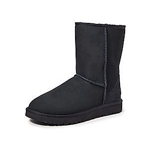 UGG Women's Classic Short II Boot, Black, 7