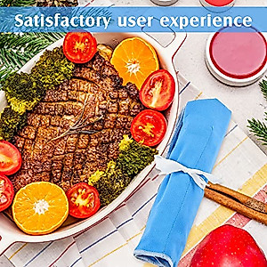 Silver Storage Bags Spreader Knife Storage Bags Flatware Storage Blue Silver Flatware Storage Non Tarnish Flannel Silver Protector Bags Silver Storage Cloth with Silver Cleaning Cloth (9 Pieces)