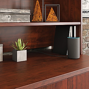 Sauder Office Works Affirm 36" X 36" Bookcase Hutch, Classic Cherry Finish