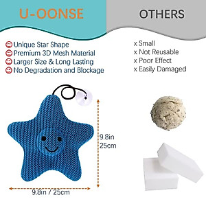 U-OONSE Hot Tub Scum Absorber Reusable Hot Tub Oil Absorbing Sponge, Spa Defoamer for Bathtub, Hot Tub Scum Preventer Accessories Pool Scum Absorber…