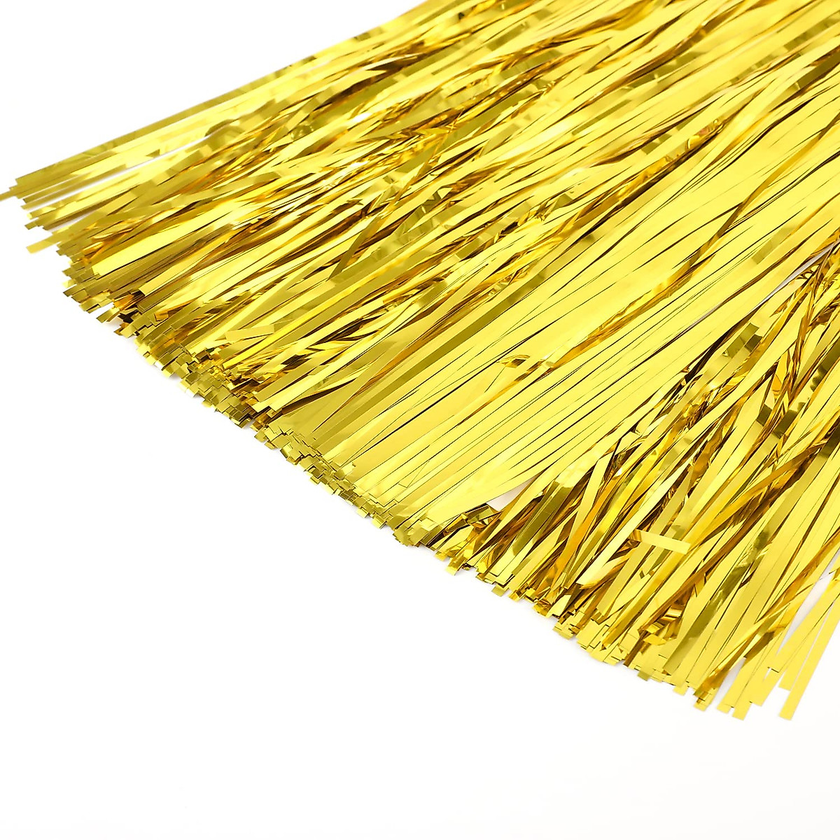 KADUOS 3 Packs 10 Feet Foil Fringe Garland Gold Streamers for Birthday Graduation Banner Disco Party Decorations