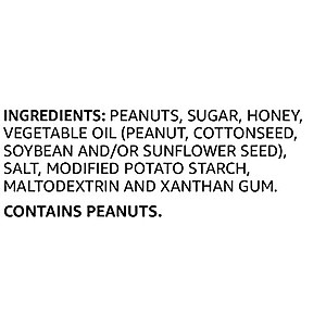 Amazon Brand - Happy Belly Peanut, Honey Roasted, 42 ounce