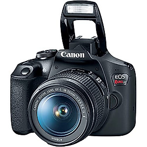 Camera Bundle for Canon EOS Rebel T7 DSLR Camera with EF-S 18-55mm f/3.5-5.6 is II Lens and Accessories Kit (64GB, Hand Grip Tripod, Flash, and More) (Renewed)