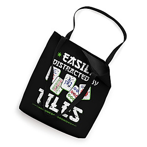Easily Distracted By Tiles Mahjong Tote Bag