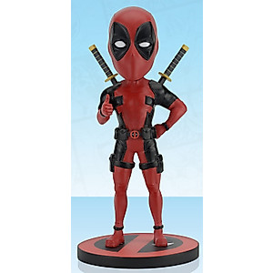NECA Marvel Head Knocker Deadpool Classic Toy Multi-colored, 8 inches