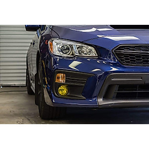 iJDMTOY Pair Selective Yellow Lens Fog Light Lamp Assemblies w/ 55W H11 Halogen Bulbs Compatible with Acura Honda, Compatible with Ford, Compatible WithNissan Subaru Suzuki etc