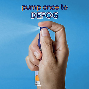 Anti-Fog Spray | Prevents Fogging of Glass or Plastic Windows, Mirrors, Eyewear Lenses, Glasses, Swim Goggles, Ski Masks, Binoculars & Scopes | Streak Free, Long Lasting Solution | 2-fl oz, 60ml