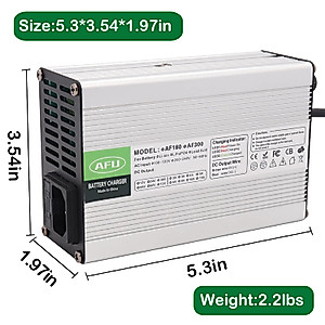 58.8V 5A Li-ion Charger with Multiple Safety Protections Suitable for 14S 52V Li-ion Battery Smart Battery Charger