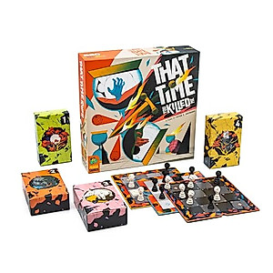 That Time You Killed Me Board Game - A Unique Narrative Game of Time Travel and Rivalry! Sci-Fi Strategy Game for Kids and Adults, Ages 14+, 2 Players, 15-30 Minute Playtime, Made by Pandasaurus Games