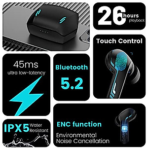 MORMOQUE Bluetooth Headphones in-Ear Neckband,V5.3 Wireless Earbuds w/Mic Magnetic Earphone 30Hrs Playtime, IPX4 Sweatproof HiFi Deep Bass Bluetooth Headset for Phone Call Music Sports