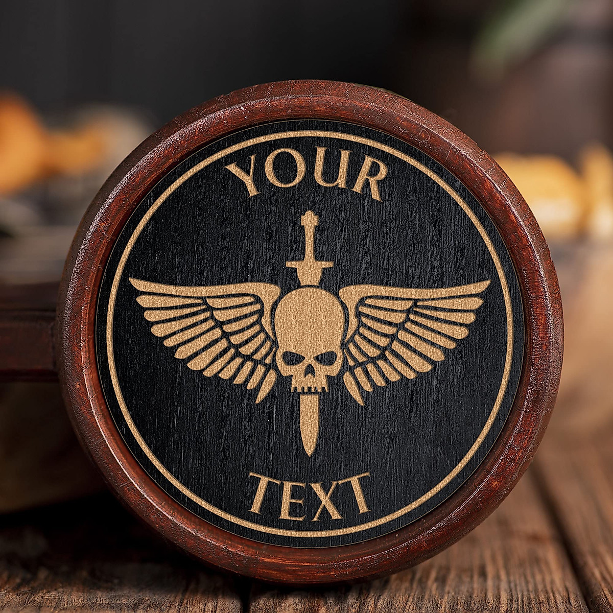 Adeptus Astartes Beer Stein, Personalized 40K Wooden Beer Mug, Custom Beer Stein, Gamer Gift, Gamer Tankard, Gift for Men, Gift for Him