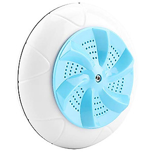 Portable Mini Washing Machine, 5.1in Washing Machine, 3 in 1 Cleaning USB Ultrasonic Powered Turbo Washing Machine with Suction Cups, Dishwasher for Sink,Travelling,Camping,Business Trip