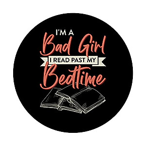 Funny Reading Gift for Bookworms Cool Reader PopSockets Swappable PopGrip