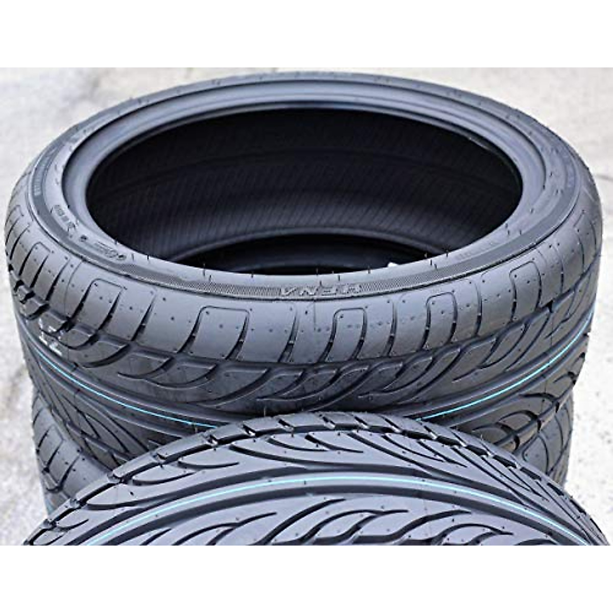 Set of 4 (FOUR) Forceum Hena All-Season High Performance Radial Tires-235/45R17 235/45ZR17 235/45/17 235/45-17 97W Load Range XL 4-Ply BSW Black Side Wall