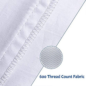 Precoco Toddler Pillowcase 14x19 Inch | 100% Cotton White Toddler Pillowcases Set of 2 with Zipper Hidden | Super Soft 600 Thread Travel Pillow Covers for Boys Girls Kids Bedding, Gentle & Breathable