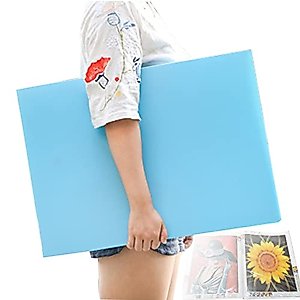 MOTEERLLU A2 30 Page Diamond Painting Storage Book,Diamond Art Kit Storage Container with 30 Pocket Slevees Protectors,17x23 inches Portfolio Folder for Artwork