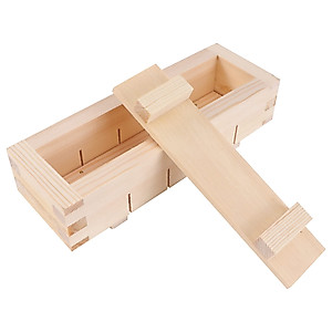 DOITOOL Sushi Making Kit, Rectangular Wooden Sushi Press Mold, Sushi Maker Wooden Musubi Maker Press at Home or Kitchen
