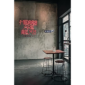 First of a Kind Metal Exit Sign - Pointing Hand Finger Direction Sign - Black Exit Sign for Home, Living Rooms, Offices, Coffee Shop - Perfect for Indoor & Outdoor