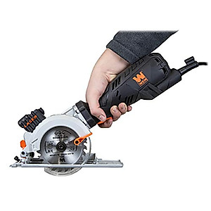 WEN 3625 5-Amp 4-1/2-Inch Beveling Compact Circular Saw with Laser and Carrying Case