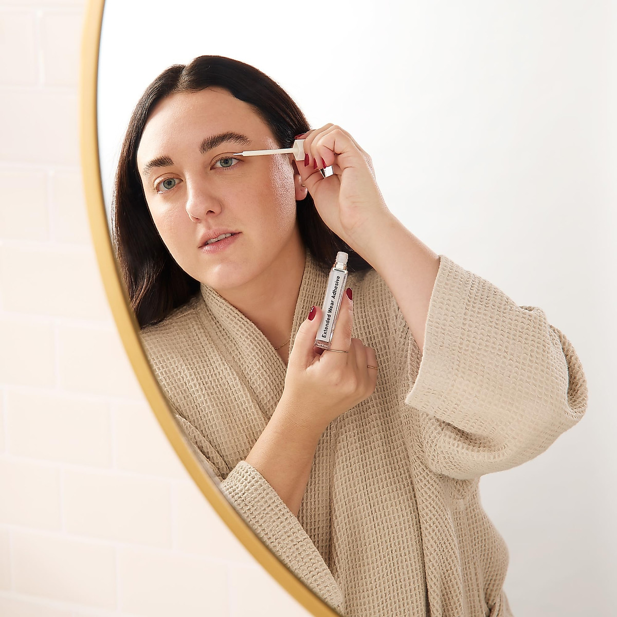 Contours Rx Extended Wear Lash Adhesive - Eyelash Bond & Extended Wear Adhesive for Our Lids by Design Correcting Strips - Long Lasting Seal and Bond -Allergy-Free, Smudge-Free & Non-Damaging (5ml)