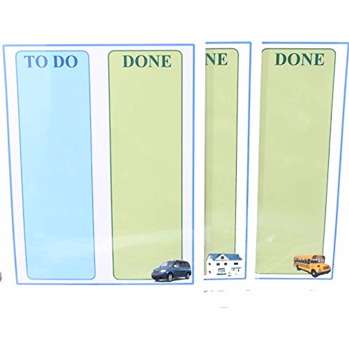 90 Real Life Photos Picture Cards & 3 Home, School, & On The Go Chart -Great for Children’s Daily Routine, Chores & Responsibilities -Promotes Great Behavior & Independence (Consumer Needs to Cut)