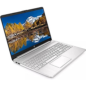 HP 2022 15'' HD IPS Laptop, Windows 11, Intel Pentium 4-Core Processor Up to 3.0GHz, 8GB RAM, 256GB SSD, HDMI, Super-Fast 6th Gen WiFi, Dale Silver (Renewed)