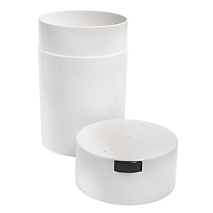 Professional Series 1 lb Coffeevac V with Degassing Valve, White