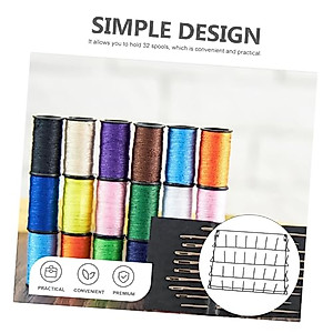 32 Axis Frame Braiding Rack Wear-Resistant Thread Organizer Wall-Mounted Thread Organizer Iron Thread Rack Wall-Mounted Thread Rack Wall-Mounted Thread Holder Room Thread Holder