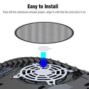 ACIDALIE PS5 fan dust filter-with 4PCS breathable ventilation dust filter- Comes with T8 screwdriver tool