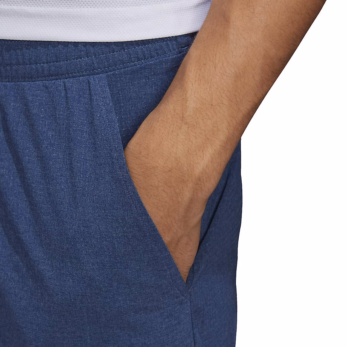 adidas Men's Ergo Melange Short Tech Indigo Medium 9"