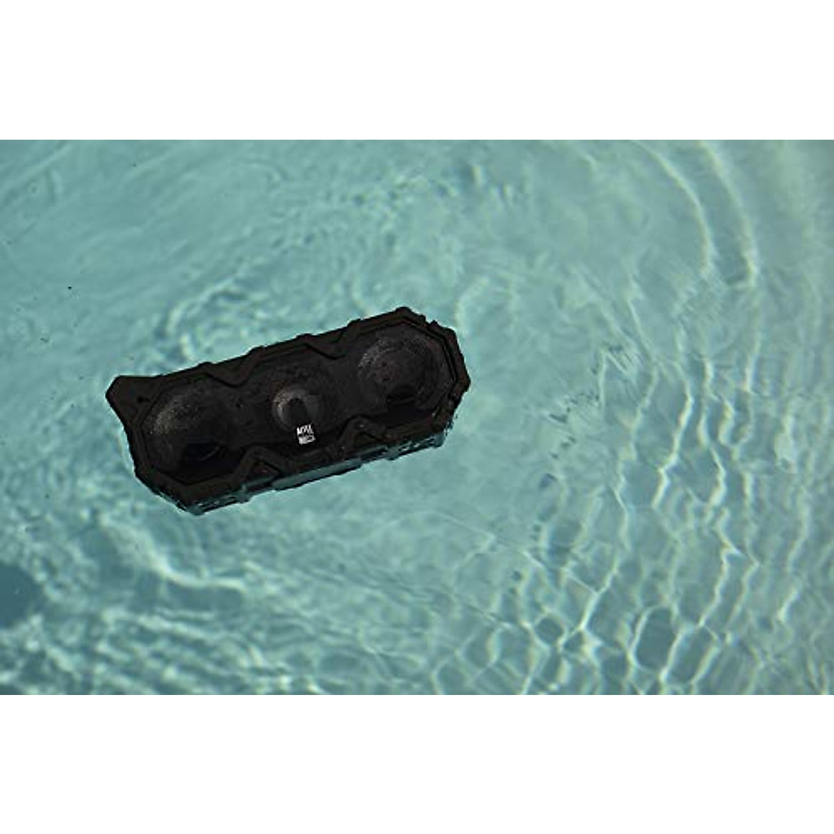 Altec Lansing Super Lifejacket Jolt - Waterproof Bluetooth Speaker, Durable & Portable Speaker with Qi Wireless Charging and Customizable Lights, Wireless Speaker for Travel & Outdoor Use