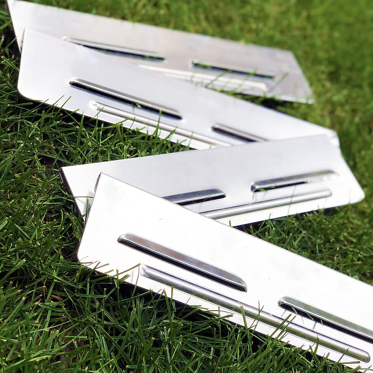 Hi Flame Aluminum Set of 4 Screen/Wind Guard Waterproof Grill Accessories for Outdoor Cooking Blackstone (Fit for 28" Griddle)