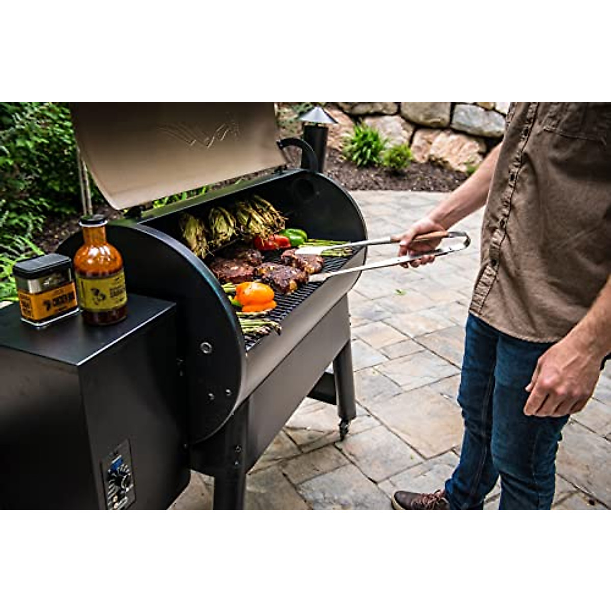 Traeger Grills Pro Series 34 Electric Wood Pellet Grill and Smoker, Bronze, Large