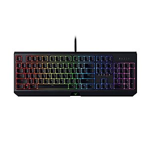 Razer BlackWidow Mechanical Gaming Keyboard: Green Mechanical Switches, Tactile & Clicky, Chroma RGB Lighting, Anti-Ghosting, Programmable Macro Functionality
