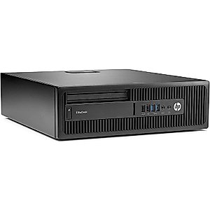 HP EliteDesk 800 G3 Business Mini Desktop PC - Intel Quad-Core i5-6500, 256GB SSD, 8GB DDR4, USB Type-C, DisplayPort, Windows 10 Professional